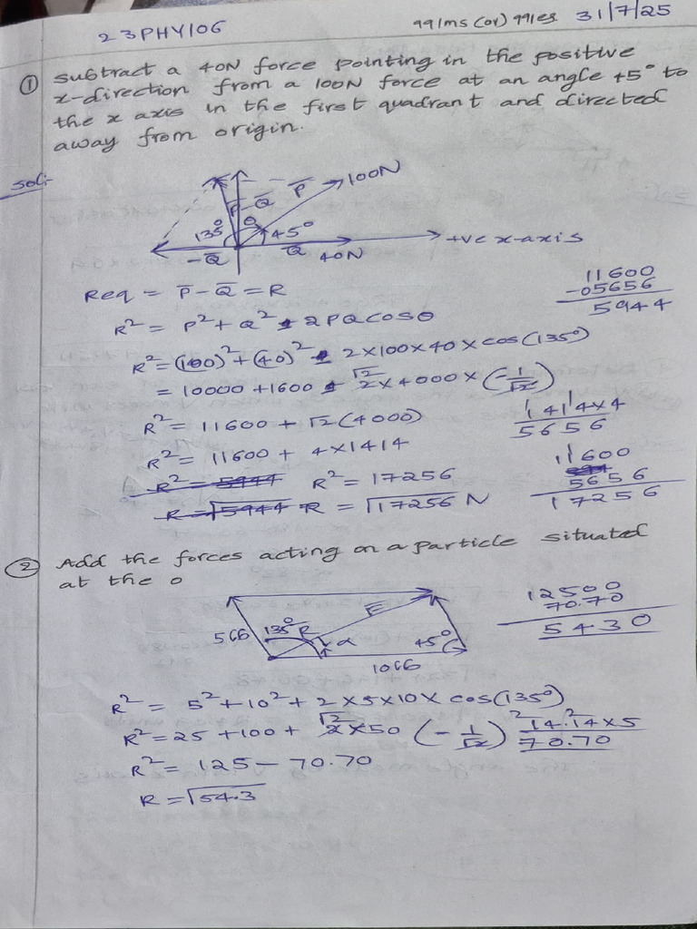 22PHY106 Computational Physics Notes | PDF