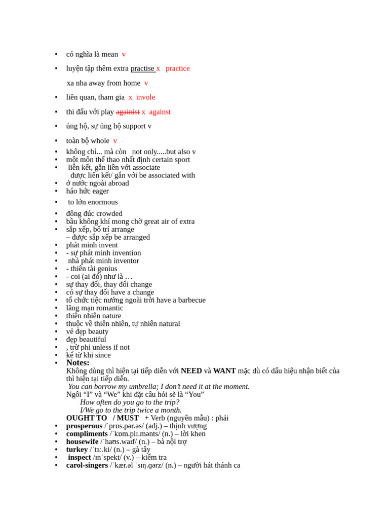 Vocab Practice Test 4 | PDF