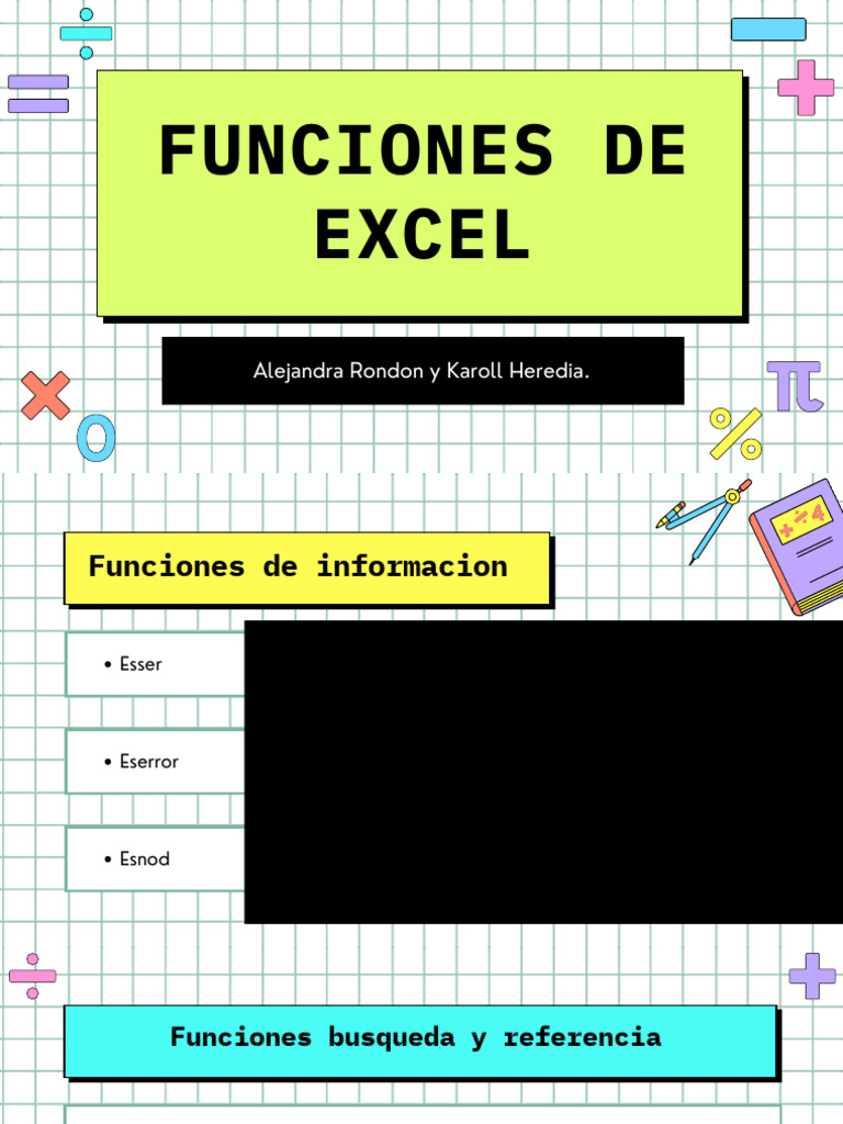 Funciones de Excel | PDF