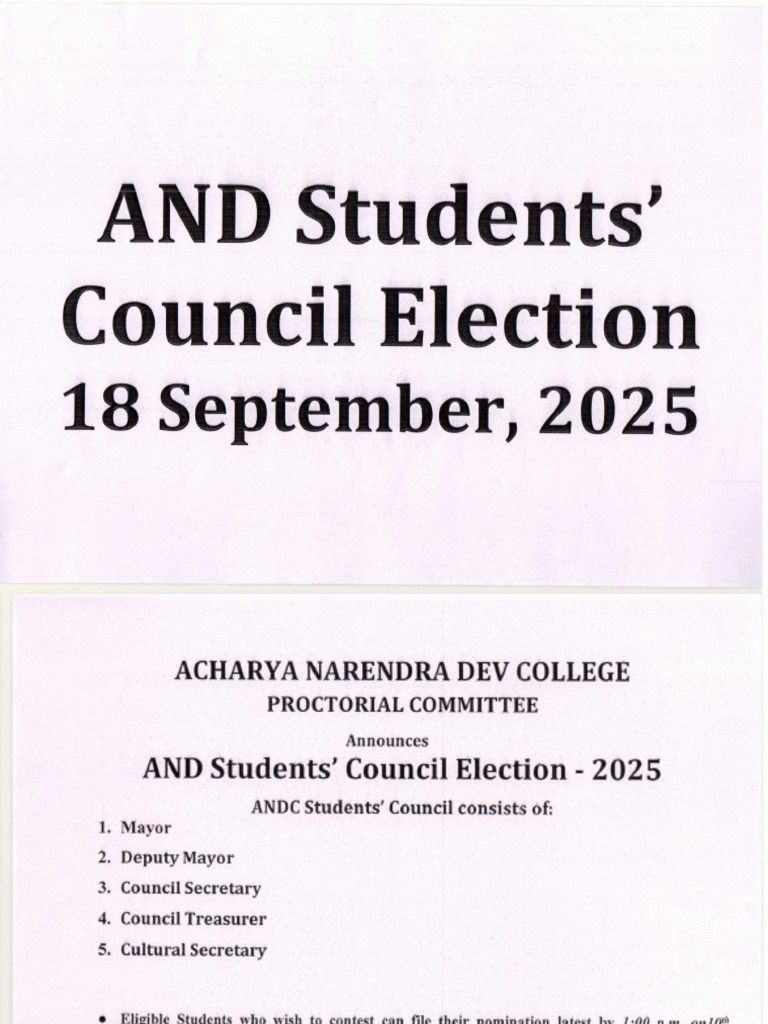 Students' Council Election | PDF