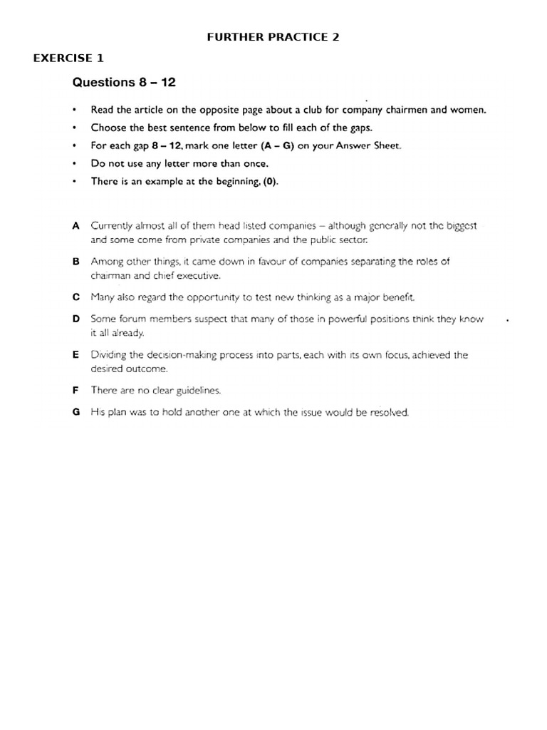 Further Practice 2 | PDF