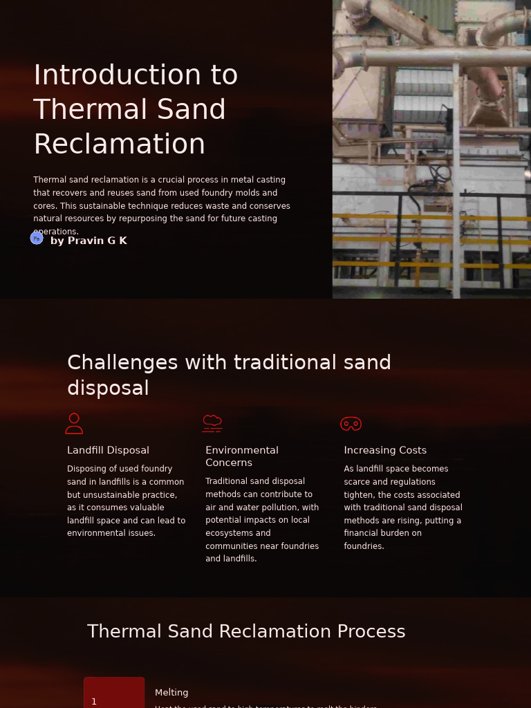 Introduction To Thermal Sand Reclamation | PDF | Efficient Energy Use | Recycling