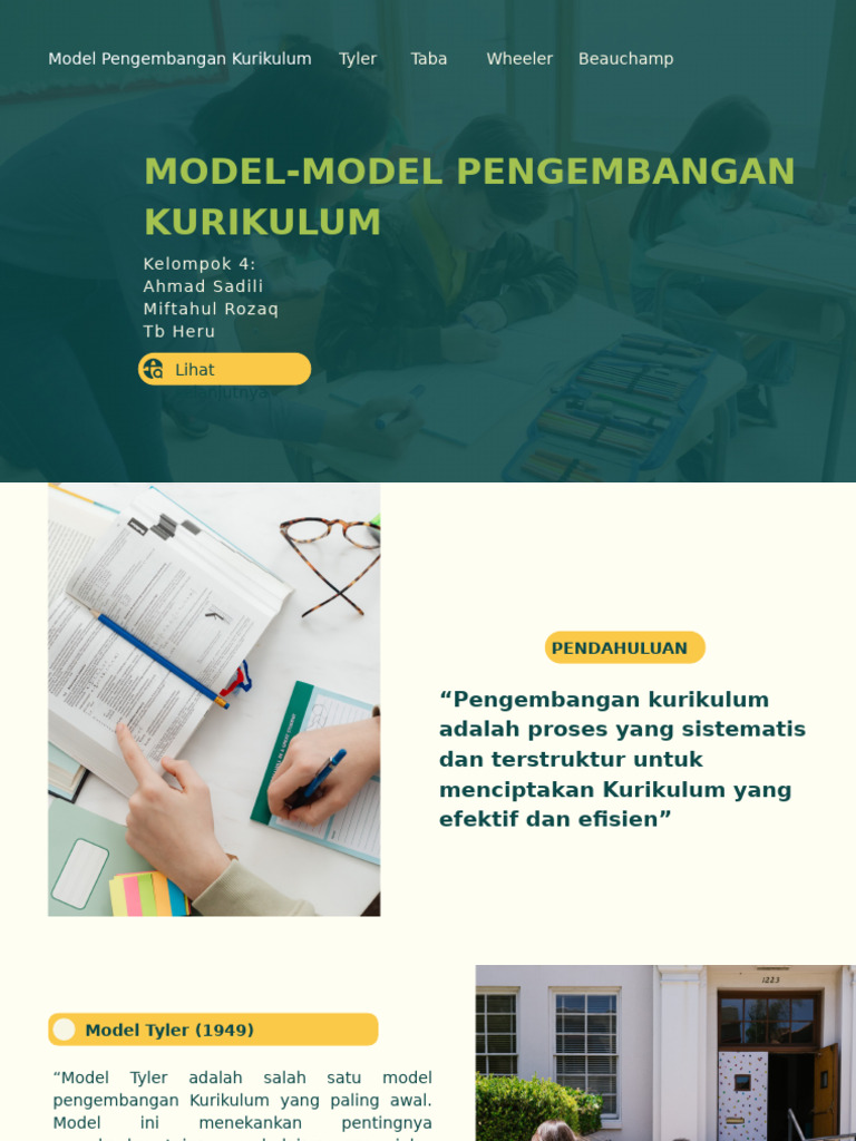 Model-model Pengembangan Kurikulum | PDF
