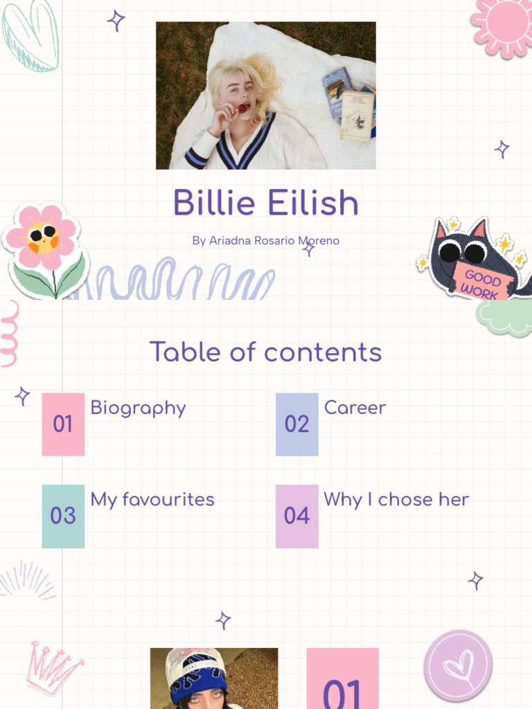 Billie Eilish Presentation Template | PDF