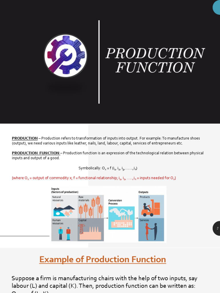 Understanding Production Functions | PDF | Production Function | Labour ...