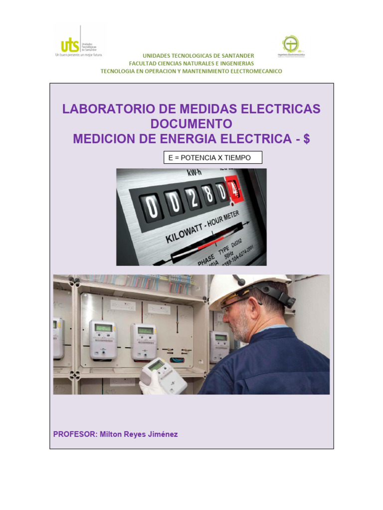 Documento Energia Electrica | PDF | Corriente eléctrica | Energia electrica