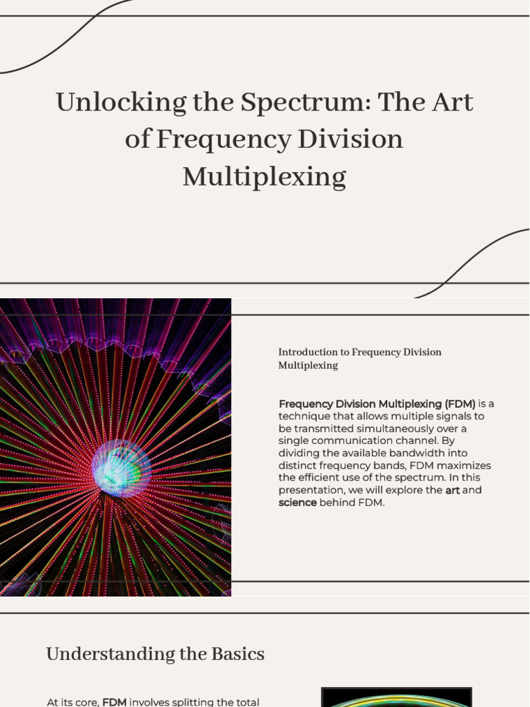 Frequency Division Multiplexing Explained | PDF