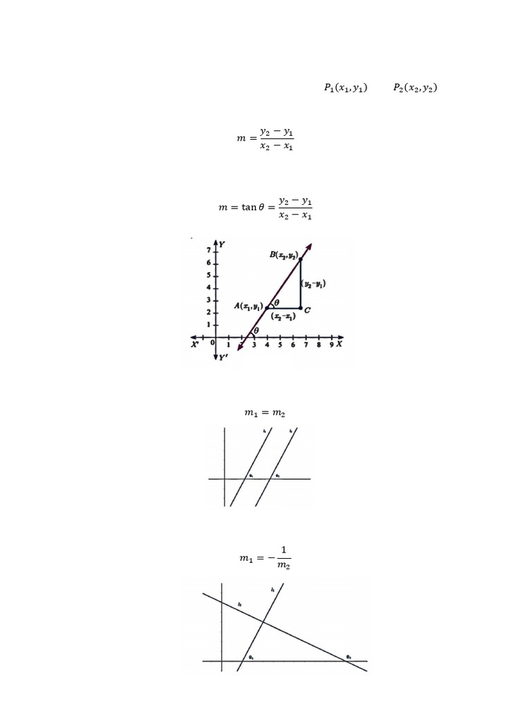 Line Inclination and Slope Basics | PDF | Slope | Angle