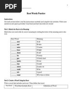 Name: - Vocabulary Tree: Lesson 16 Root Words Sent-/sens | PDF