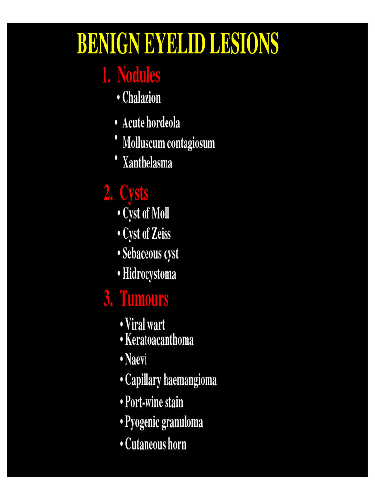 04 - Benign Eyelid Lesions | PDF | Epidermis | Skin