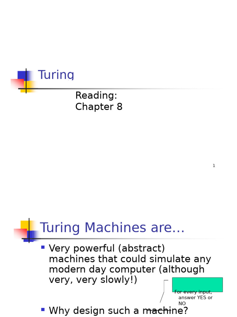 Turing Machines | PDF | Mathematics | Theory Of Computation