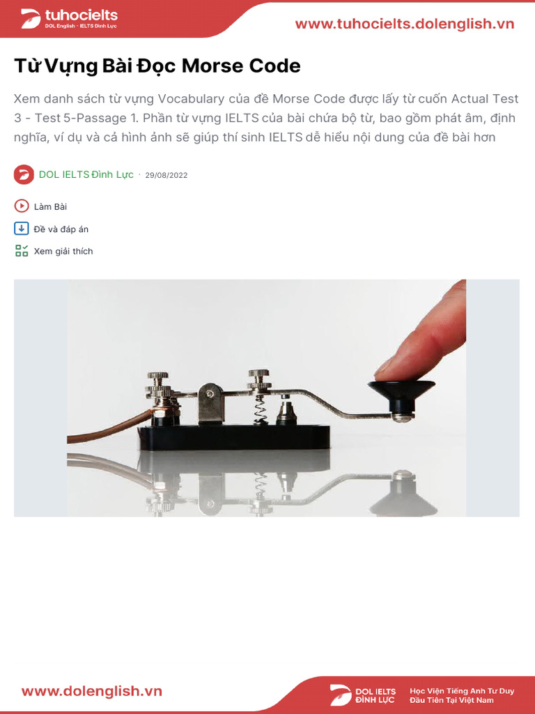 Morse Code | PDF