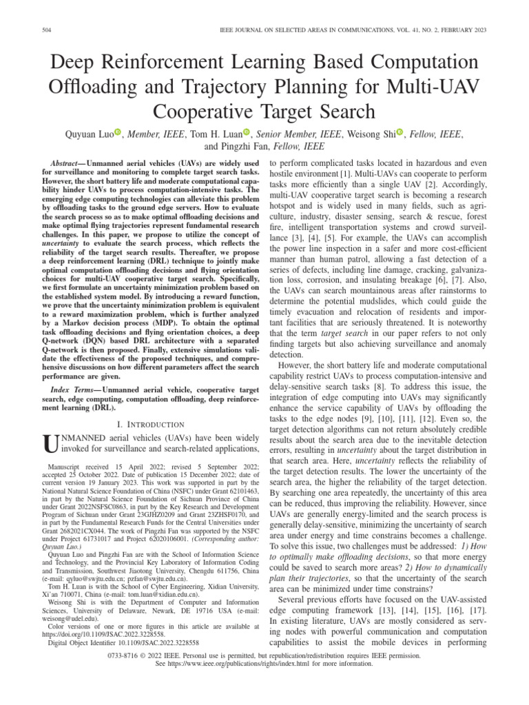 Deep Reinforcement Learning Based Computation Offloading and Trajectory Planning For Multi-UAV ...