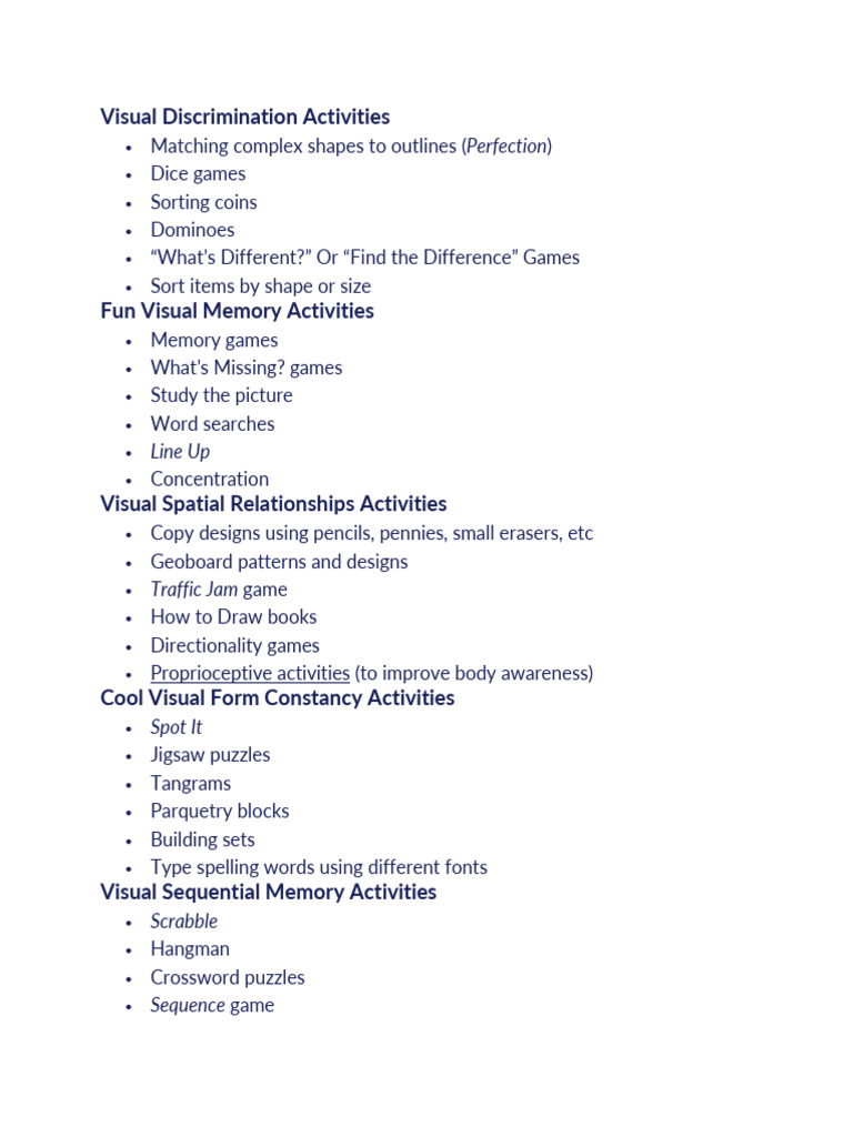 Visual Perception Handouts | PDF | Perception | Visual Perception