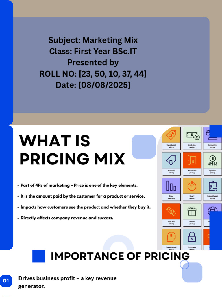 Understanding Pricing Strategies in Marketing | PDF | Pricing | Prices