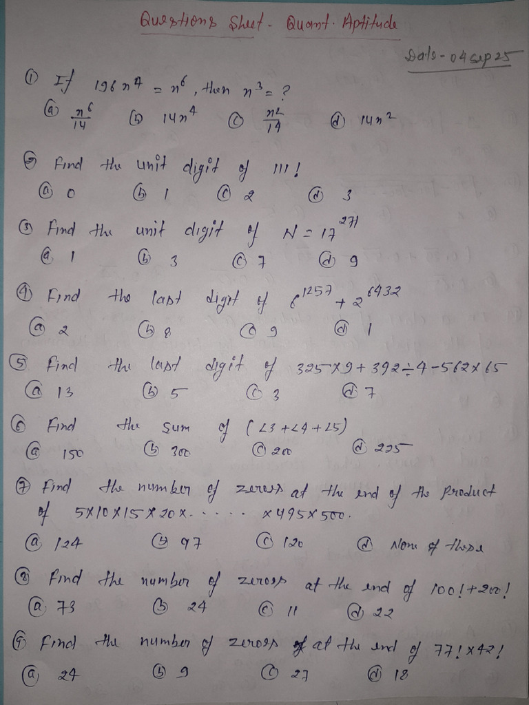 Quantitative Aptitude | PDF