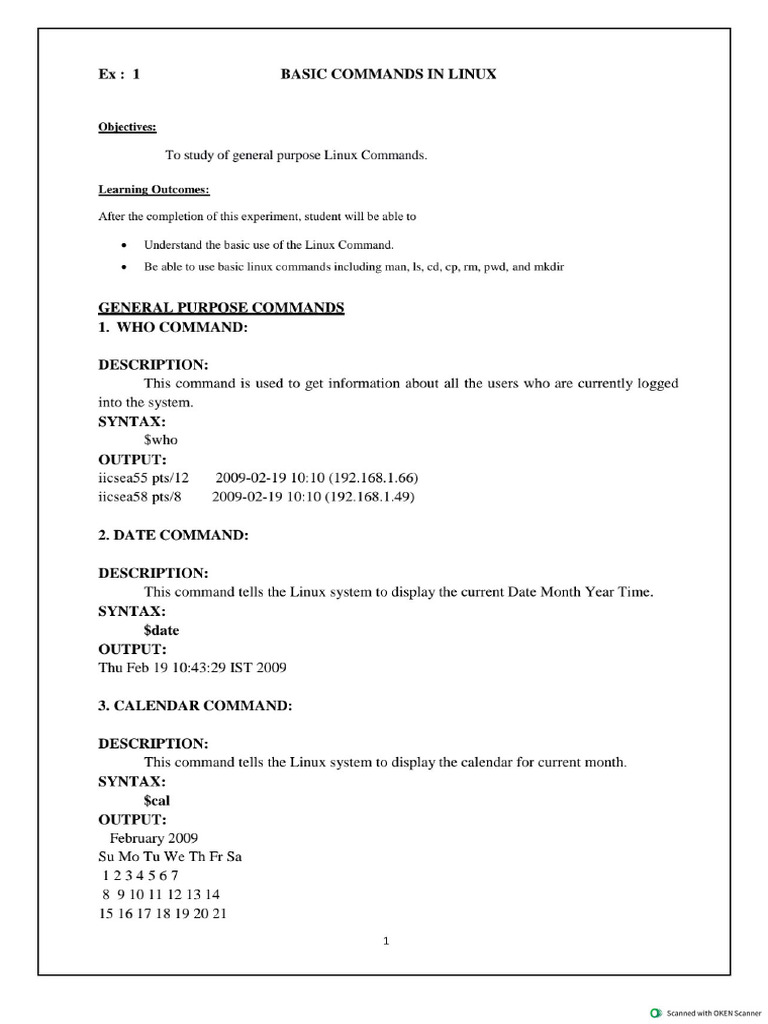 23CY302 OS Lab Manual | PDF