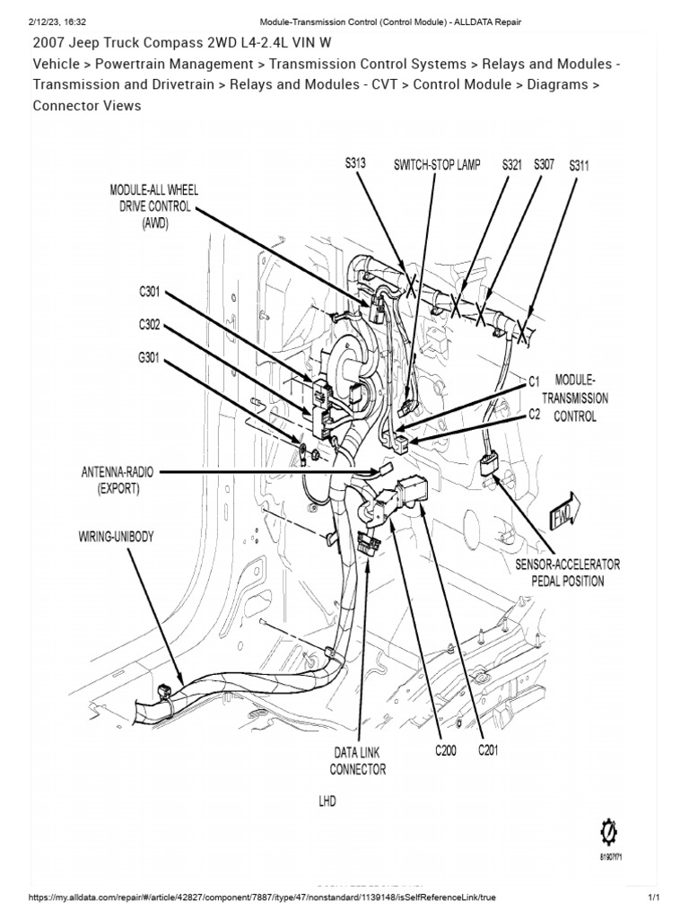 2007 Jeep Compass Transmission