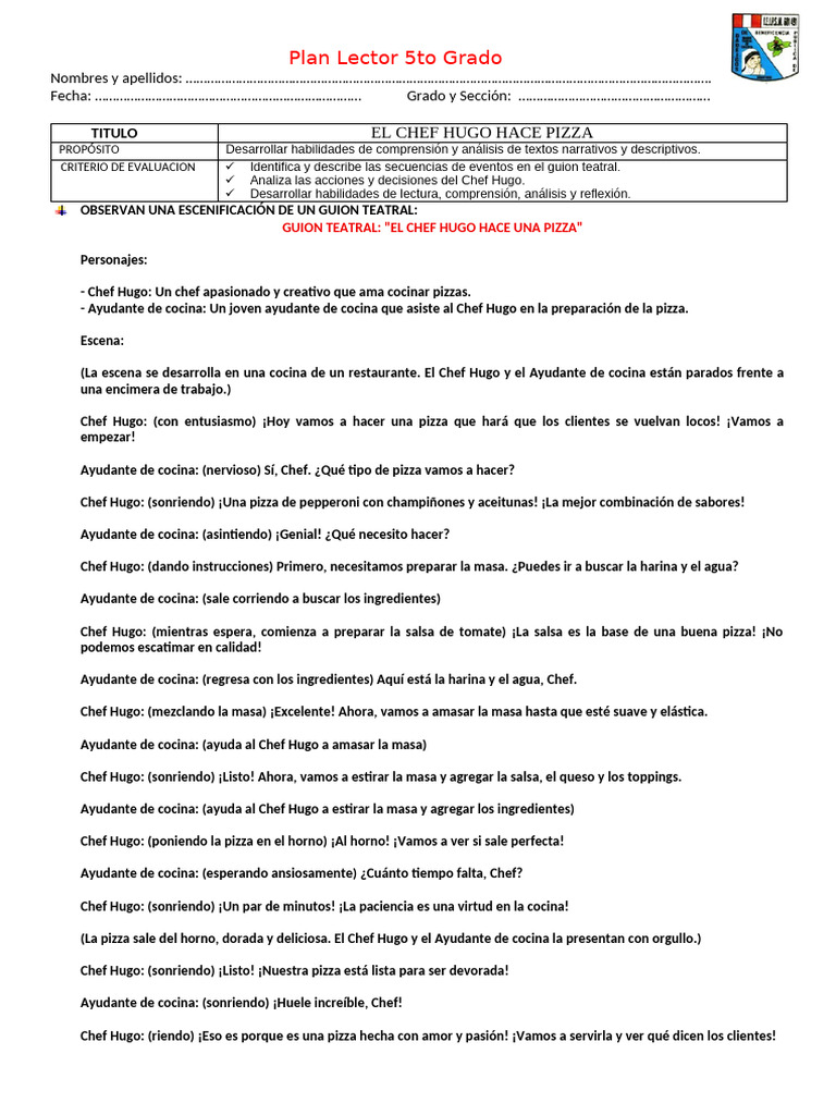 14 08 Lectura | PDF | Pizza | Salsa