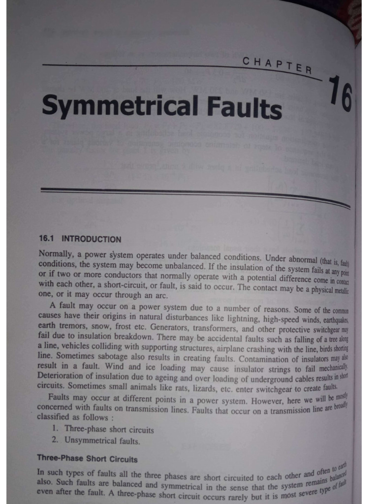 Symmetrical Faults | PDF