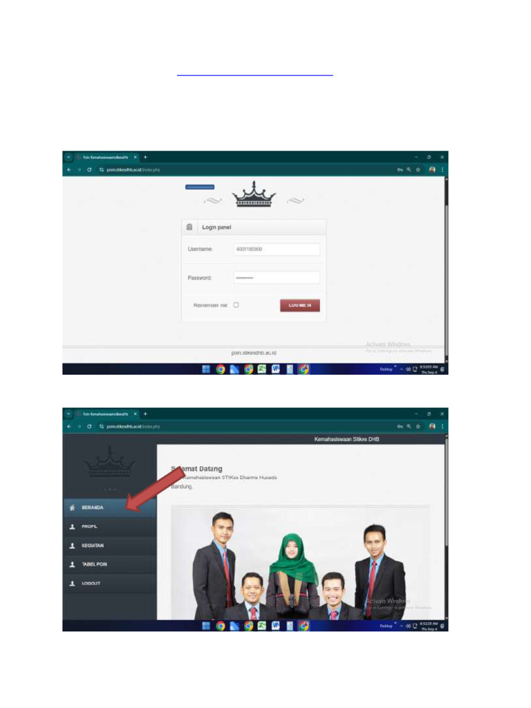 Langkah Pengisian Akun Profil | PDF