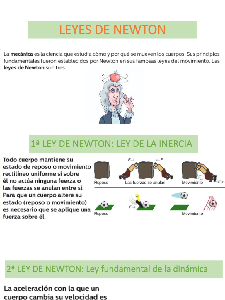 Presentación Leyes de Newton | PDF