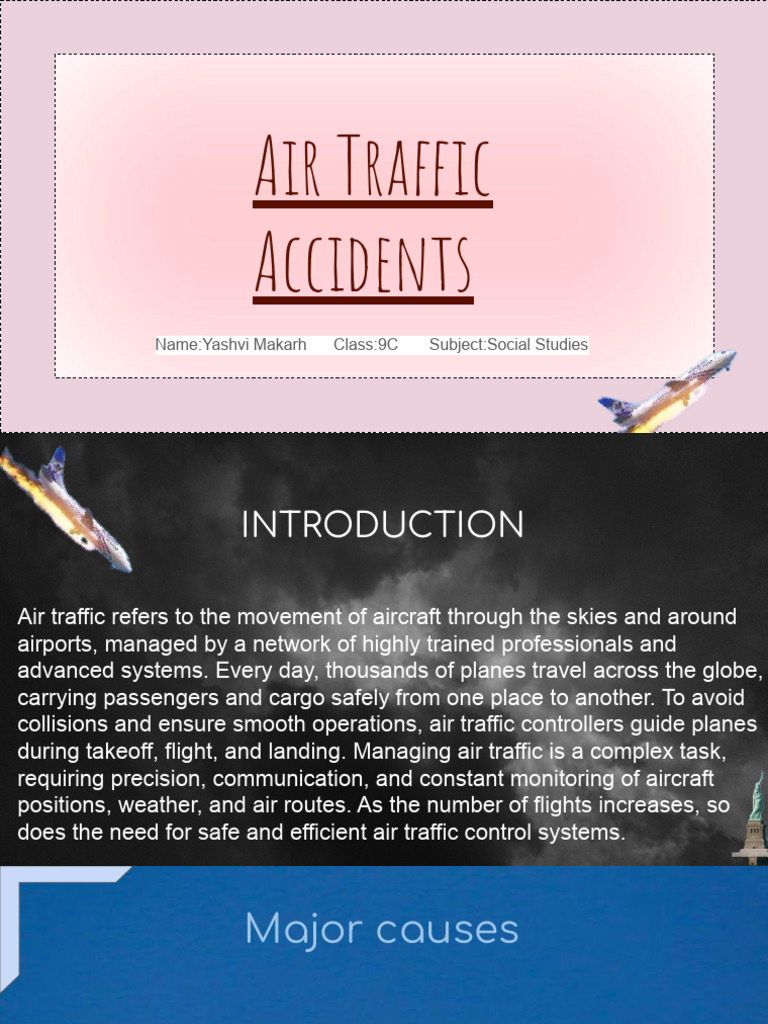 Air Traffic Accidents: Name:Yashvi Makarh Class:9C Subject:Social ...