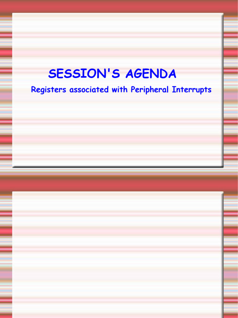 Tut8 SFR Associated With Peripheral Interrupts | PDF | Microcontroller | Integrated Circuit