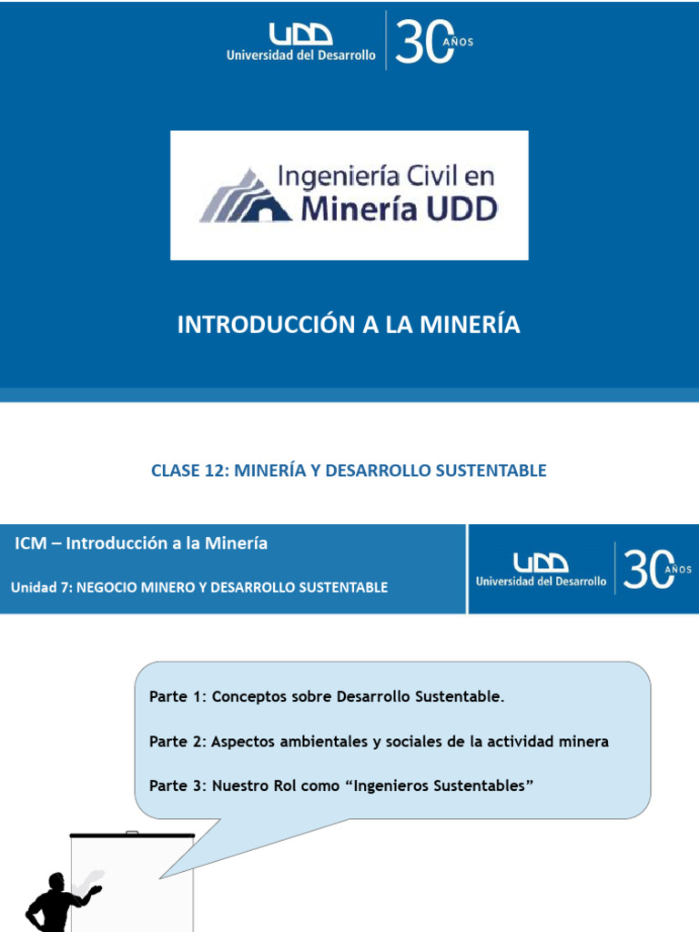 IntroMin - Clase 12 Mineria y Sustentabilidad | PDF | Minería ...