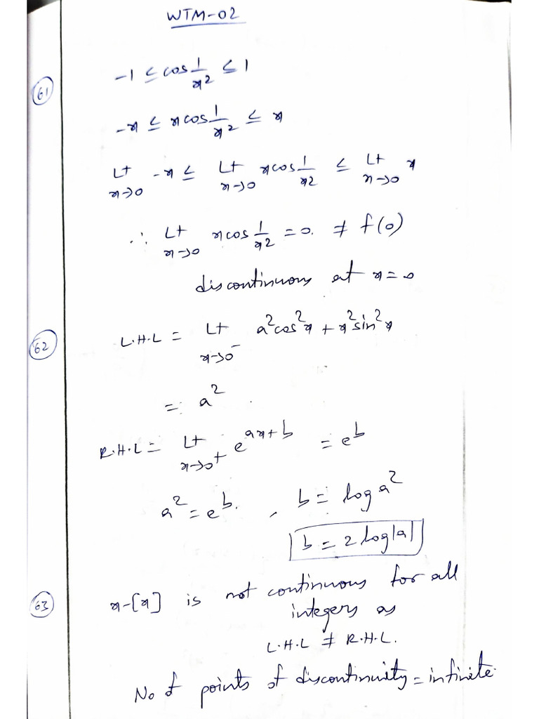 C1 Existing Maths WTM - 02 Solutions | PDF