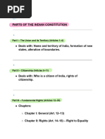 Indian Constitution Chart | PDF