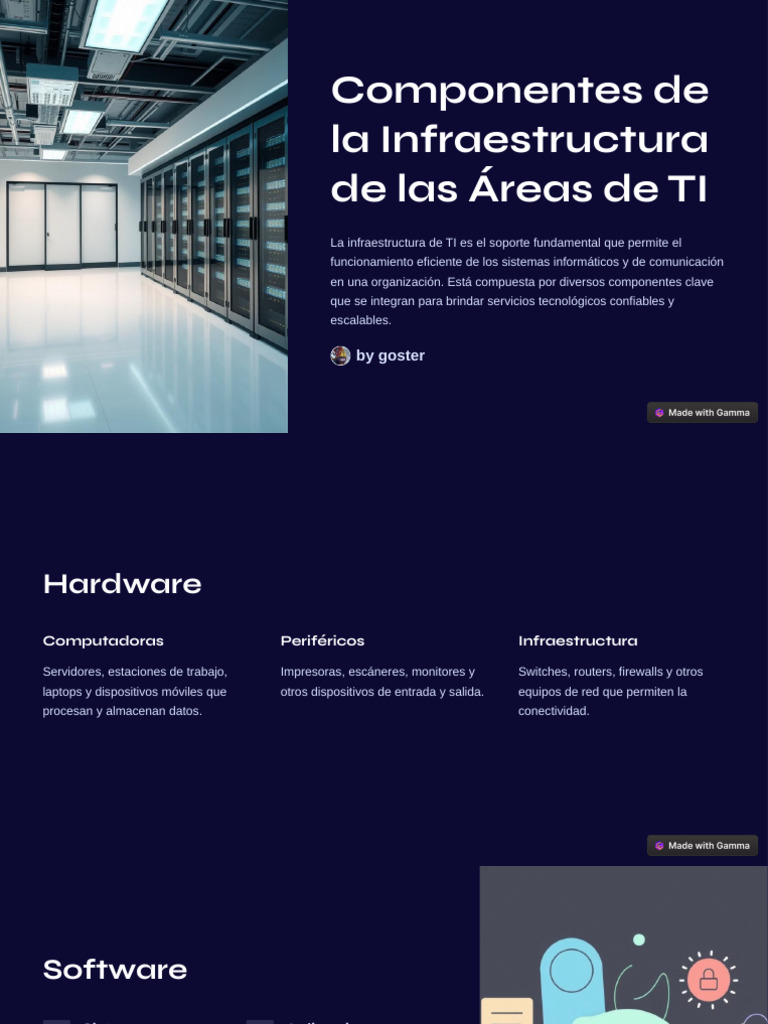 Componentes Clave de Infraestructura TI | PDF | Computación en la nube ...