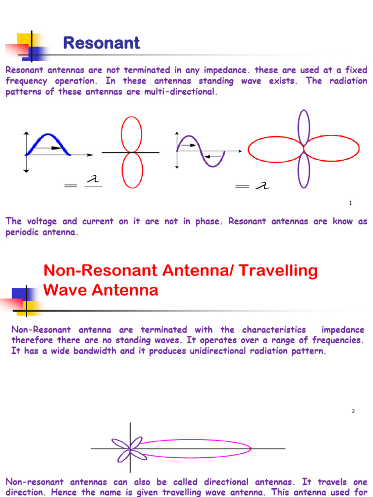 Resonant vs Non-Resonant Antennas Explained | PDF | Antenna (Radio ...