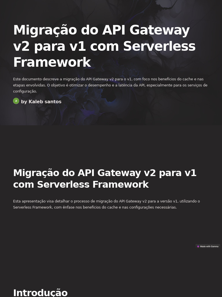 Migracao Do API Gateway v2 para v1 Com Serverless Framework | PDF | Framework de software ...