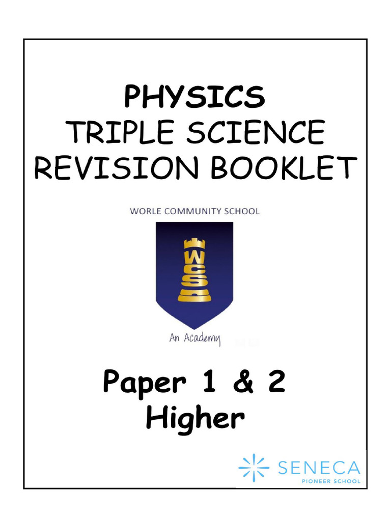 Physics Revision Booklet (Higher) | PDF
