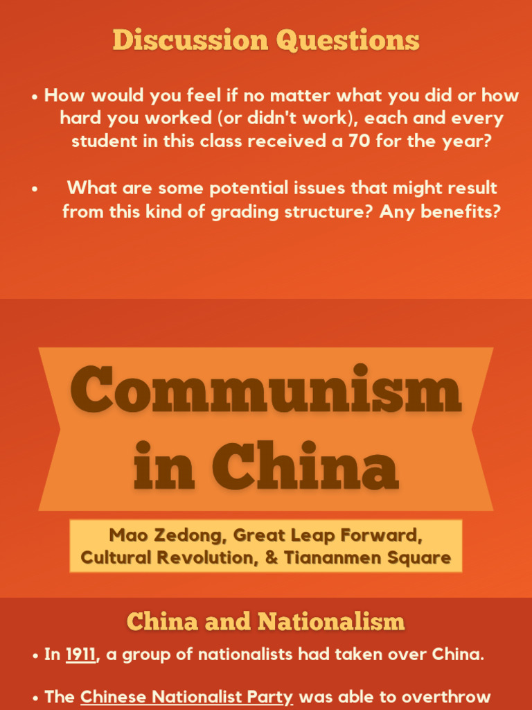Communist China PDF Version | PDF | Mao Zedong | Cultural Revolution
