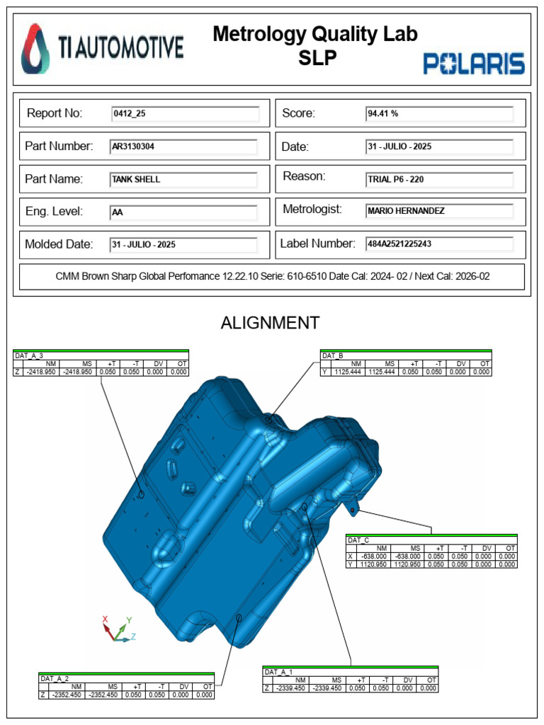 Metrology Quality Lab SLP: Alignment | PDF