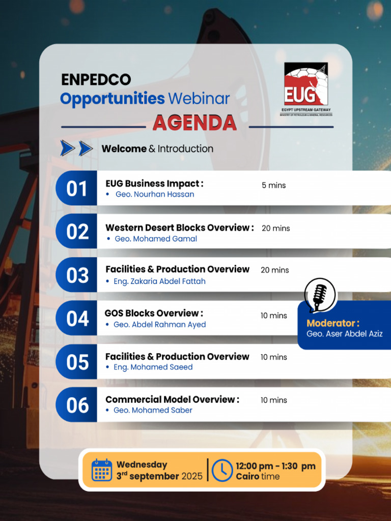 Webinar 3 September 2025 Agenda | PDF