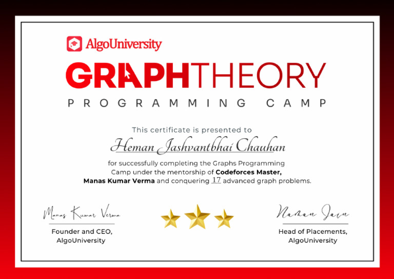 Graph Certificate | PDF