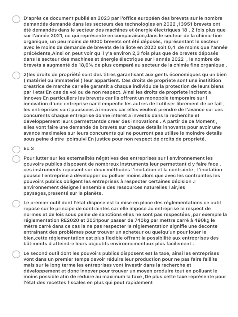D'après Ce Document Publié en 2023 Par L'office Européen Des Brevets ...