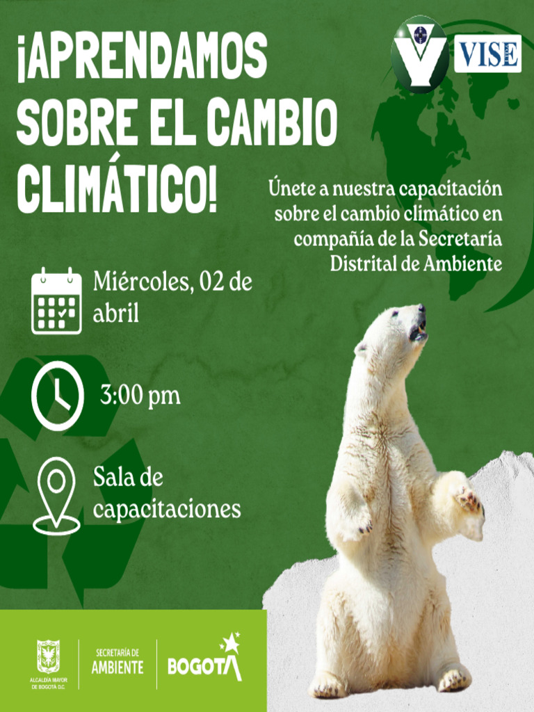 ¡Aprendamos Más Sobre El Cambio Climático! | PDF