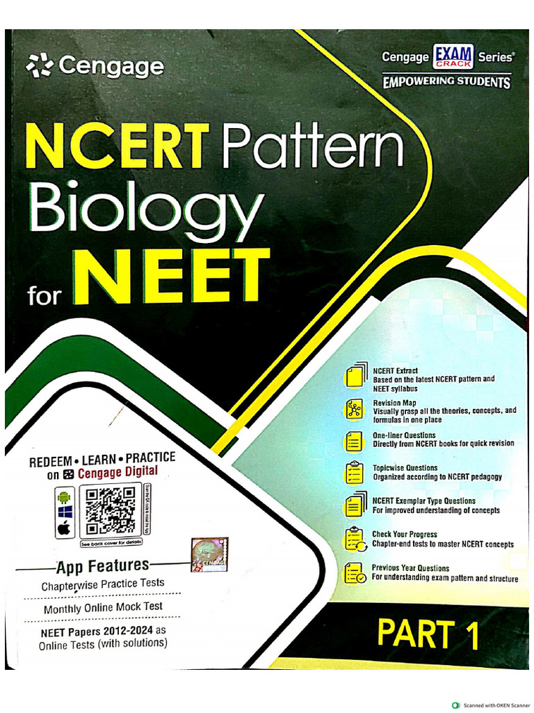 Cengage Class 11 Biology - Complete Book - 2024-25 Ed.-1 | PDF