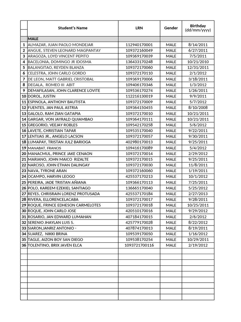 Automated Sf10 Jhs Matatag | PDF