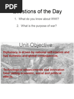 WWI European Alliances Map Activity | PDF