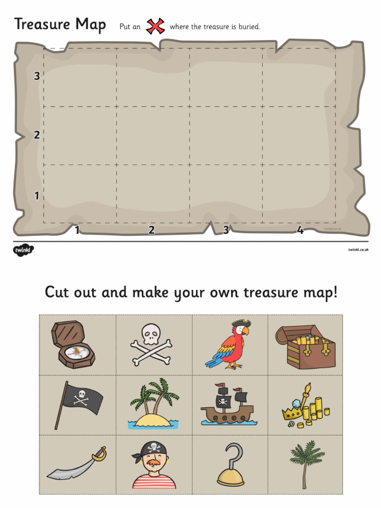 Treasure Map Activity | PDF