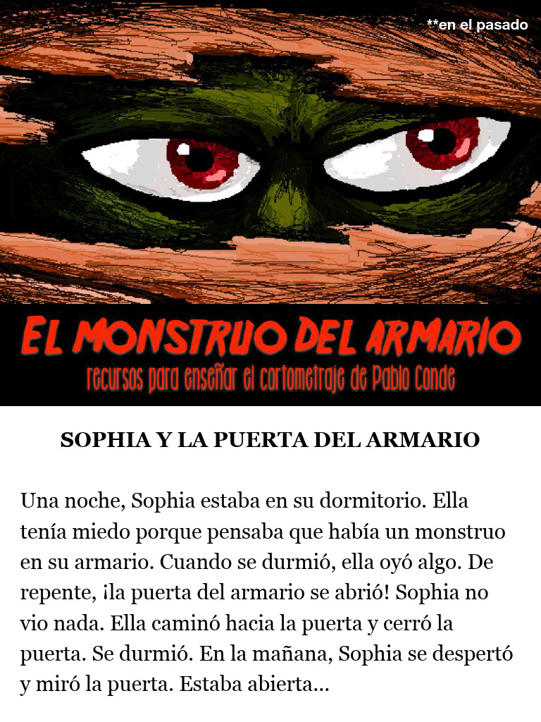 Monstruo Del Armario Mini Stories Past Tense | PDF