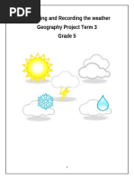 Geography Grade 5 Project Term 3 | PDF
