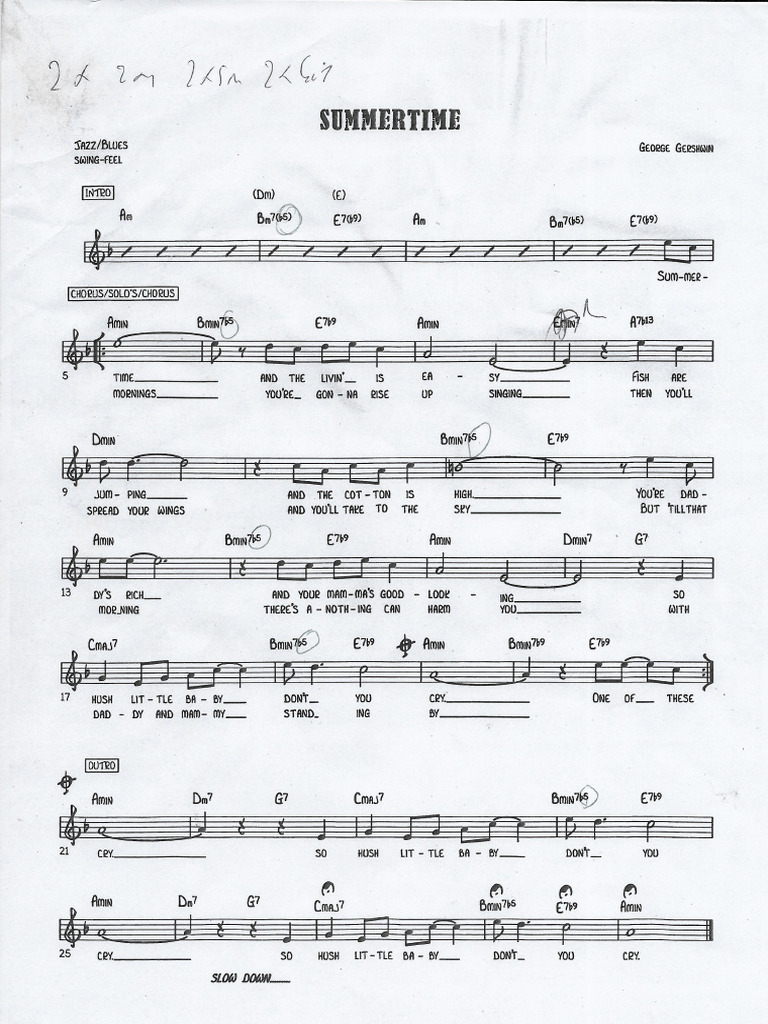 Summertime in A Minor | PDF
