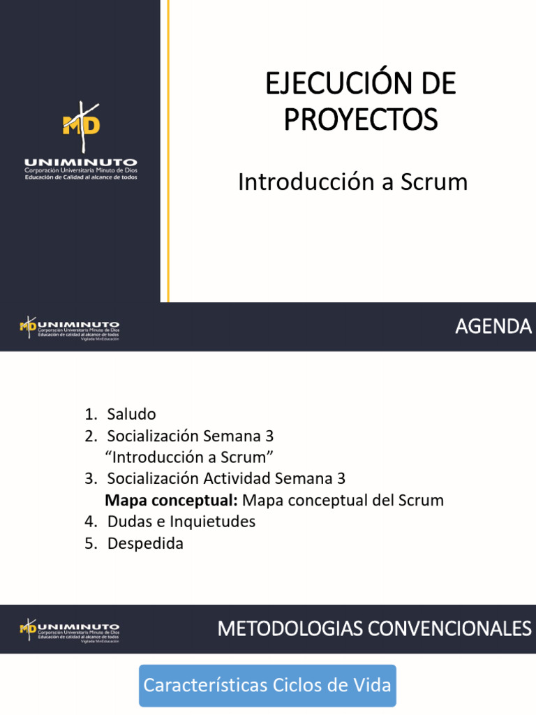 1.1 Semana 3 - Introducción A Scrum | PDF | Scrum (desarrollo de software) | Desarrollo Ágil de ...
