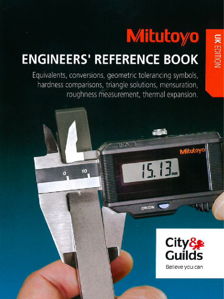 Mitutoyo Engineers Reference Handbook | PDF